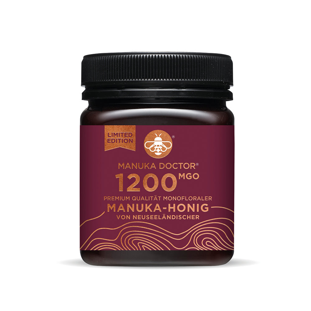 1200 MGO Manukový med 250g - Monoflorální - Manuka Doctor Czech