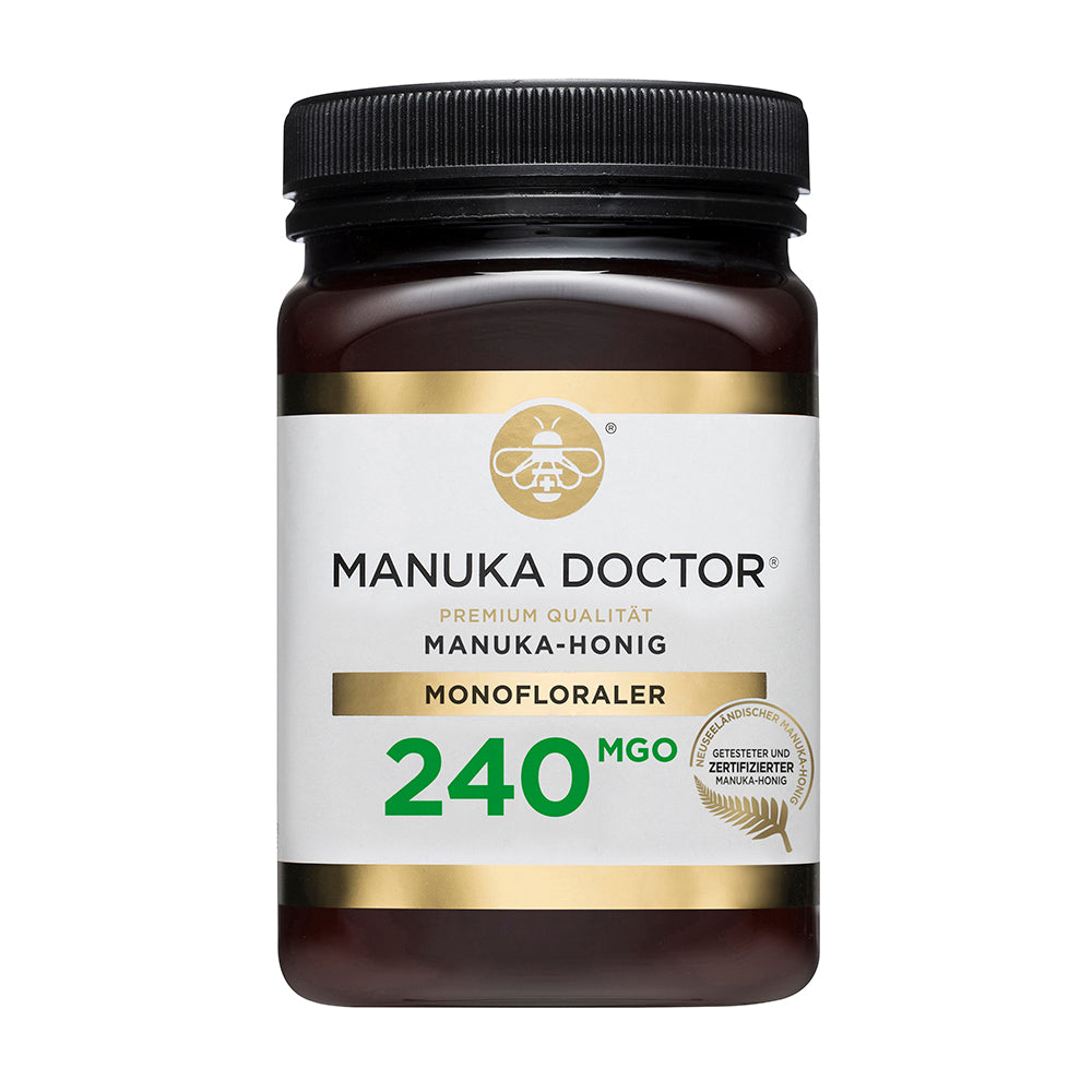240 MGO Manukový med 500g - Monoflorální - Manuka Doctor Czech